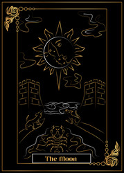Moon Tarot Card Vector Images (over 1,900)
