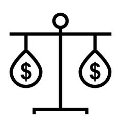 Currency value icon Royalty Free Vector Image - VectorStock