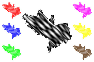 Kogi state map Royalty Free Vector Image - VectorStock