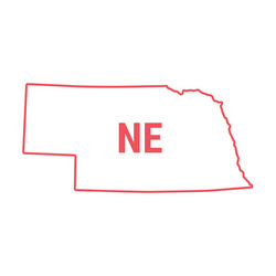 Nebraska State Shape Vector Images (over 290)