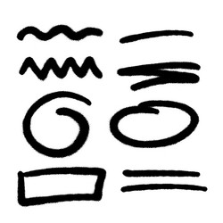 Graffiti Underline Vector Images (over 300)