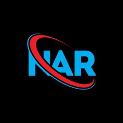 Nar logo letter design Royalty Free Vector Image