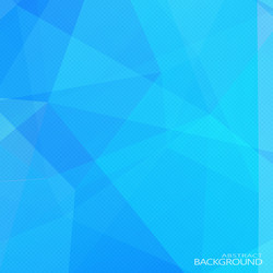 Abstract triangle background blue outline polygon Vector Image