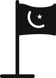 Islamic flag icon Royalty Free Vector Image - VectorStock