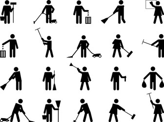 People Cleaning Vector Images (over 63,000)