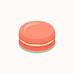 Simple macarons icon Royalty Free Vector Image