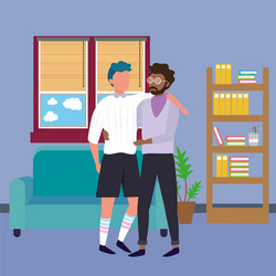 Causal people cartoon Royalty Free Vector Image