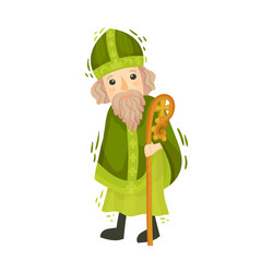 Calendar with saint patrick feast date Royalty Free Vector