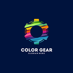 Code gear service logo designs concept Royalty Free Vector