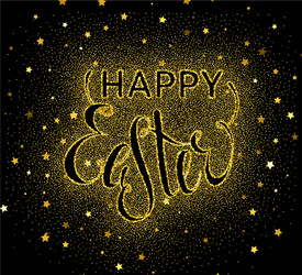 Happy easter card Royalty Free Vector Image - VectorStock