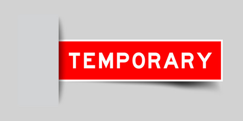 Red color inserted label with word shortcut Vector Image