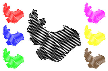 Benue state map Royalty Free Vector Image - VectorStock