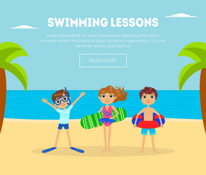 Cartoon Swimming Lessons Vector Images (over 280)