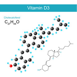D3 Vitamin D Structure