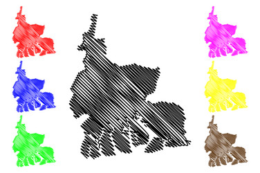 Benue state map Royalty Free Vector Image - VectorStock