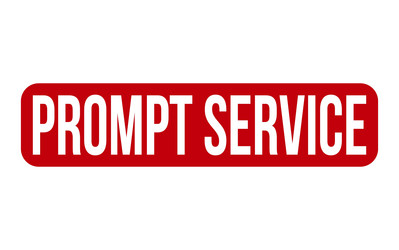 Prompt service rubber stamp seal Royalty Free Vector Image