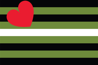 Boi boy flag fetish pride isolated Royalty Free Vector Image