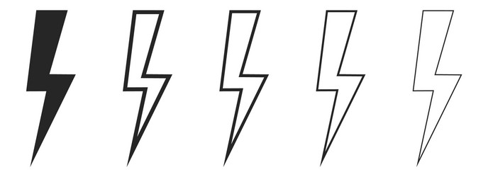 Lightning Outline Vector Images (over 21,000)