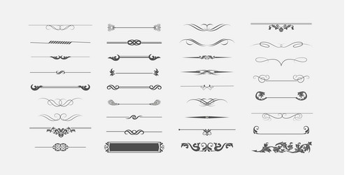 Calligraphy Royal Ribbon Vector Images (over 230)