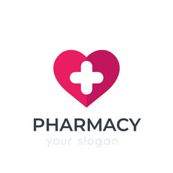 Pharmacy drugstore logo Royalty Free Vector Image