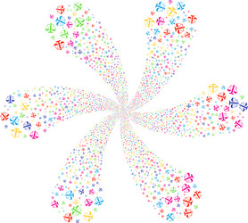 Weight scales exploding sphere Royalty Free Vector Image