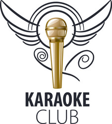 Logo karaoke Royalty Free Vector Image - VectorStock