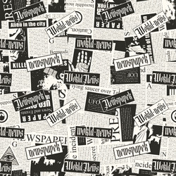 Seamless pattern on theme newspapers Royalty Free Vector