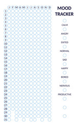 Mood Tracker Vector Images (over 140)