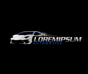 Sport car with tachometer logo auto performance Vector Image