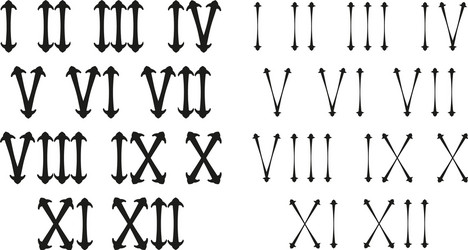 Gothic Numbers Numerals Vector Images (over 170)