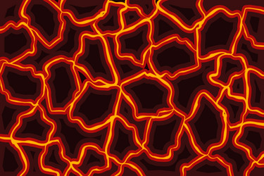 Lava seamless textures for game backgrounds set Vector Image