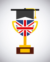 Learn english design Royalty Free Vector Image