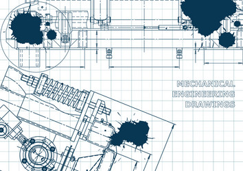 Blueprint scheme plan sketch Royalty Free Vector Image