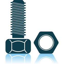 Bolt and nut logo Royalty Free Vector Image - VectorStock