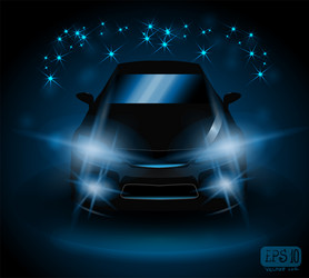 Car light Royalty Free Vector Image - VectorStock