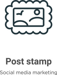 Postage Stamp Outline Vector Images (over 2,700)