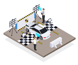 Crash test icon set Royalty Free Vector Image - VectorStock