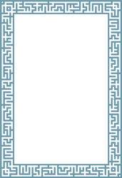 Maze border Royalty Free Vector Image - VectorStock