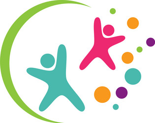 Community care logo Royalty Free Vector Image - VectorStock