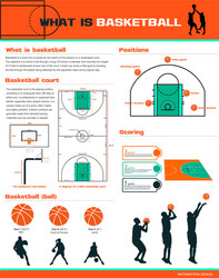 Basketball infographics set Royalty Free Vector Image