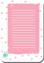 Cute Daily Note Template Booklet Vector Images (39)