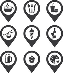 Mapping pins icon Royalty Free Vector Image - VectorStock