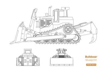 Bulldozer Outline Vector Images (over 2,500)