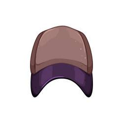 Head baseball cap cartoon Royalty Free Vector Image
