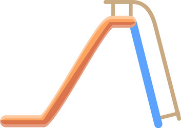 Inflated slide icon cartoon style Royalty Free Vector Image