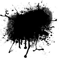 Ink splat dribble Royalty Free Vector Image - VectorStock