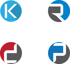 Letter r symbol design Royalty Free Vector Image