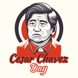 Banner for cesar chavez day Royalty Free Vector Image