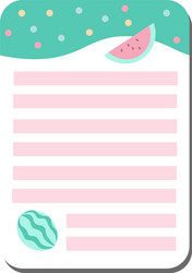 Cute Daily Note Template Booklet Vector Images (39)
