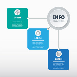 4 part chart scheme infographic Royalty Free Vector Image